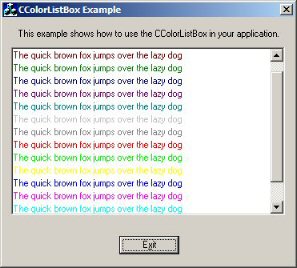 CColorListBox